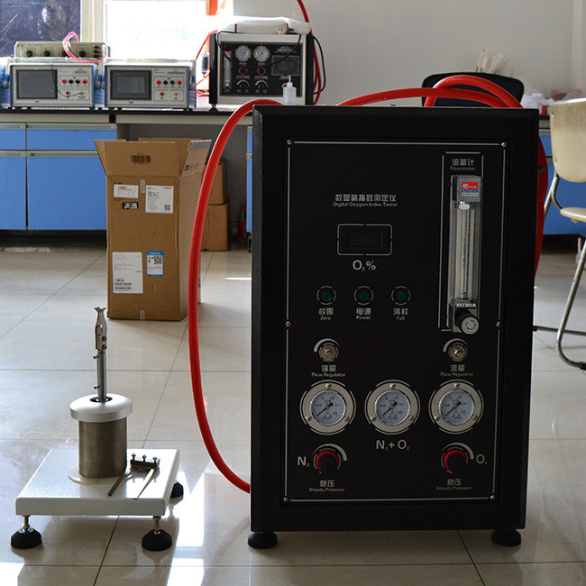 High Accuracy LOI Tester Limiting Oxygen Index Of Pvc ISO 4589-2